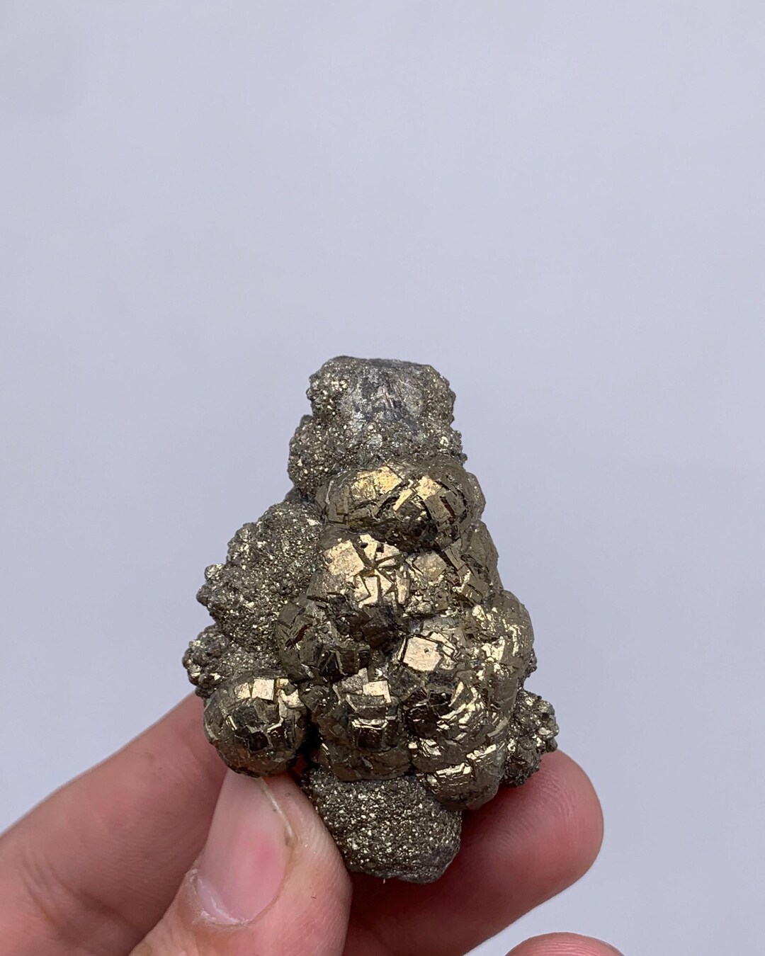 Natural Pyrite Marcasite Specimen - 78g Raw Healing Crystal & Unique ...