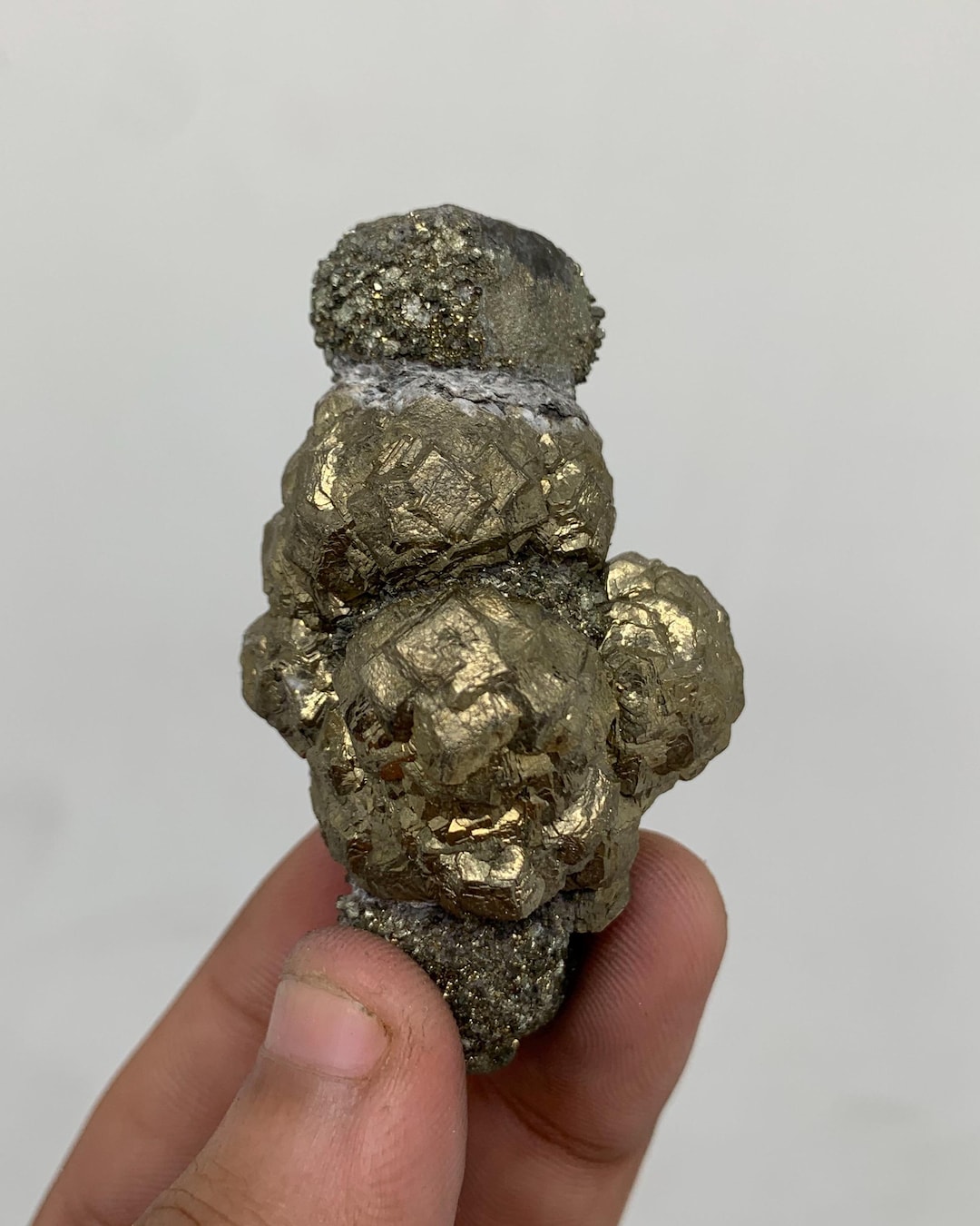 Natural Pyrite Marcasite Specimen | 112g Raw Healing Crystal & Unique ...