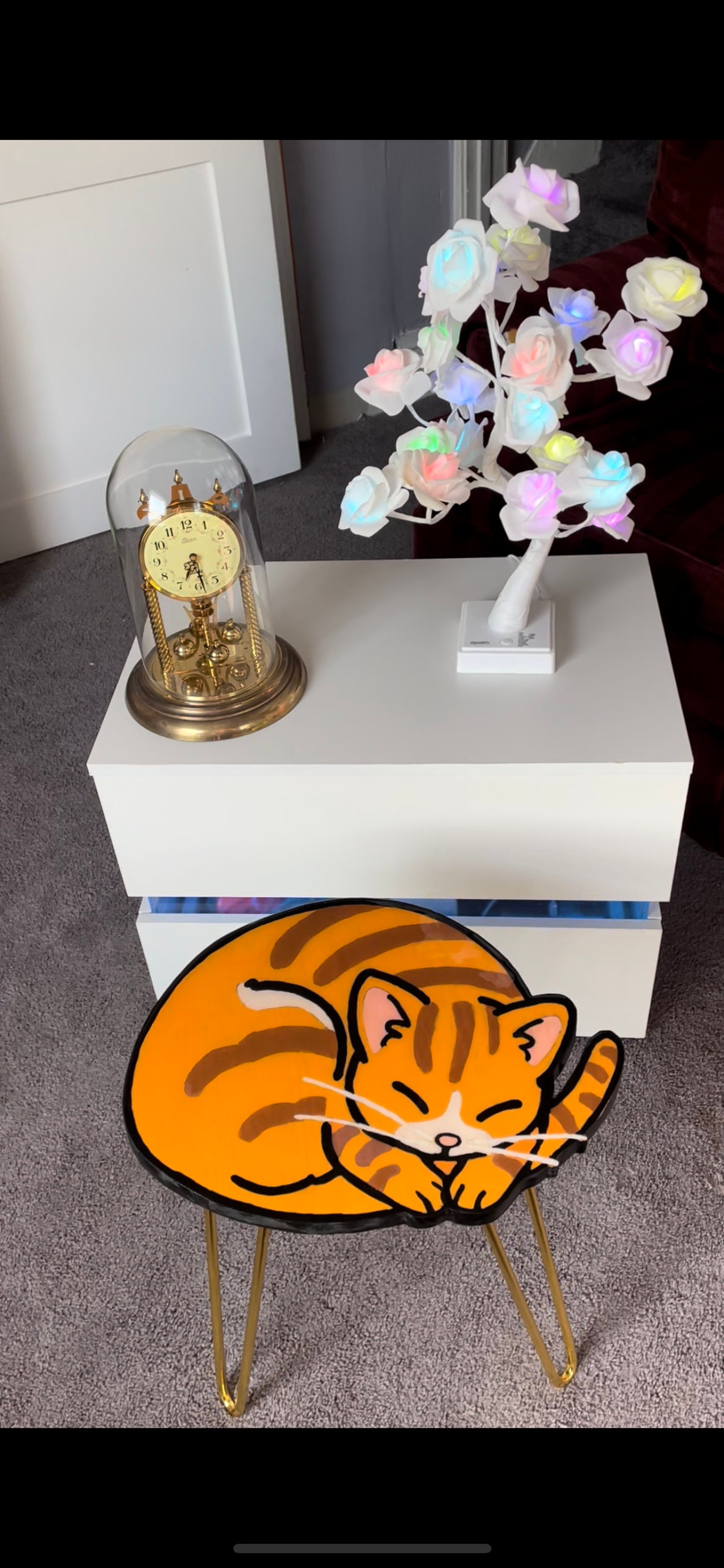 Sleeping Cat Coffee Table - Etsy