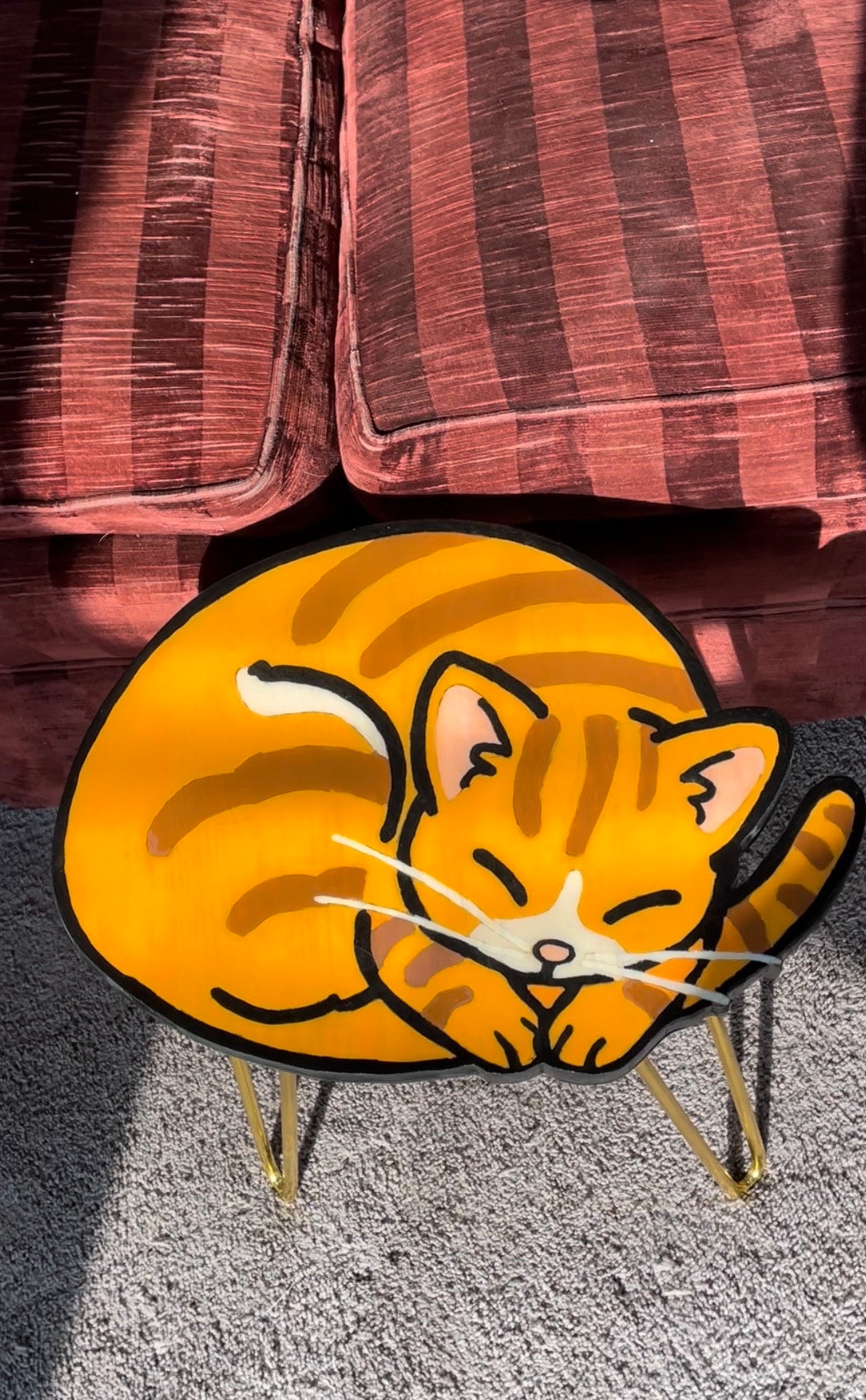 Sleeping Cat Coffee Table - Etsy