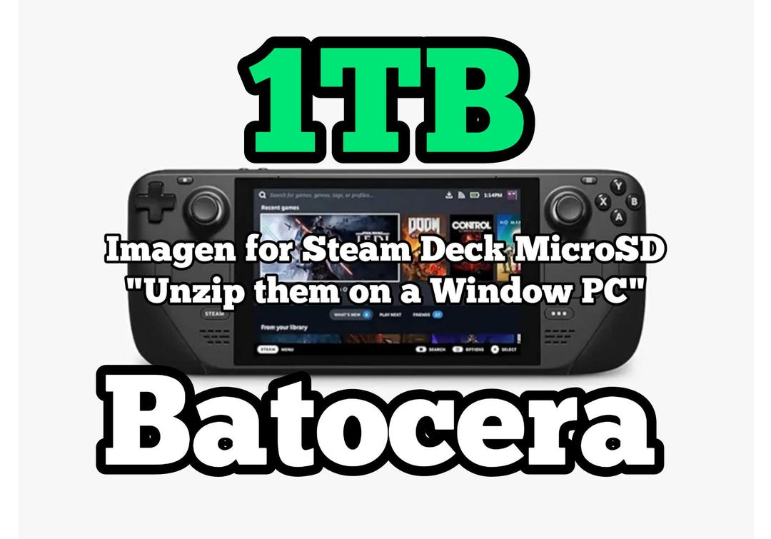 ULTIMATE Batocera for Steamdeck, OLED Compatible - Etsy Australia