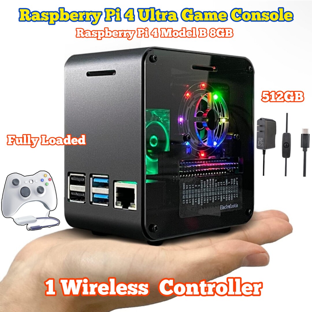 Brand New Raspberry Pi Game Console Fully Loaded Games 512GB - Etsy UK