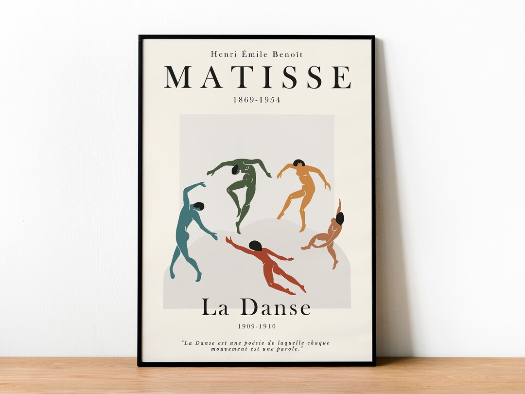 HENRI MATISSE Poster the Dance Matisse Matisse Wall Art - Etsy