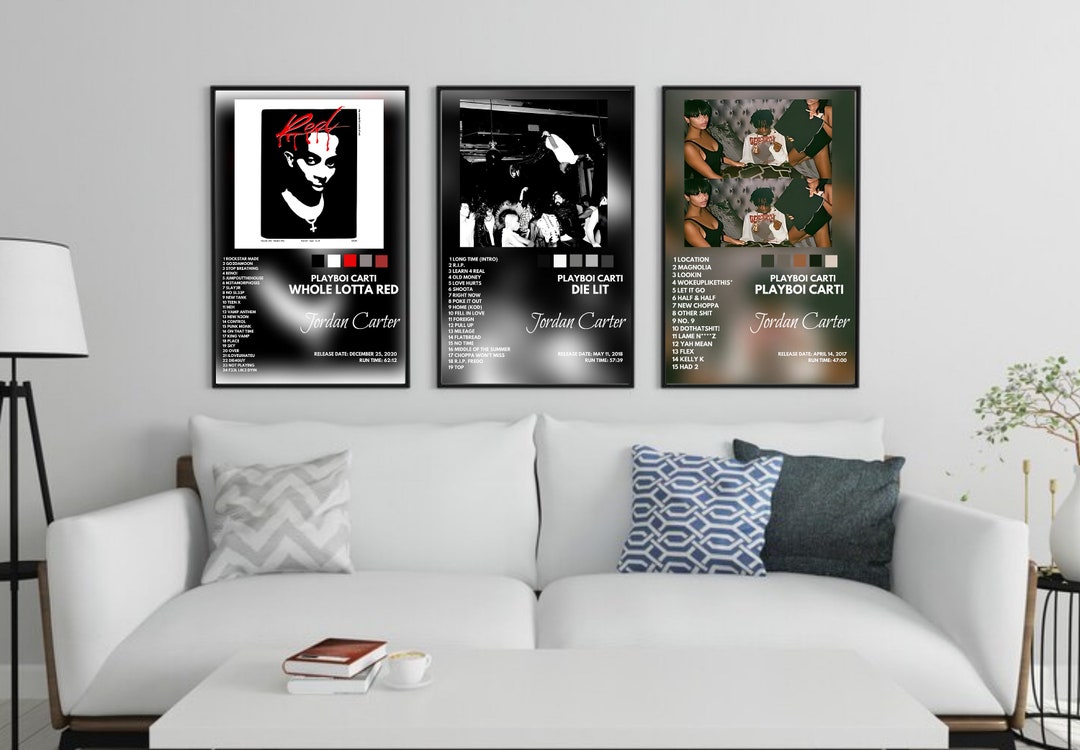Playboi Carti Album Wall Art Rap Album Poster Aesthetic Wall Art ...