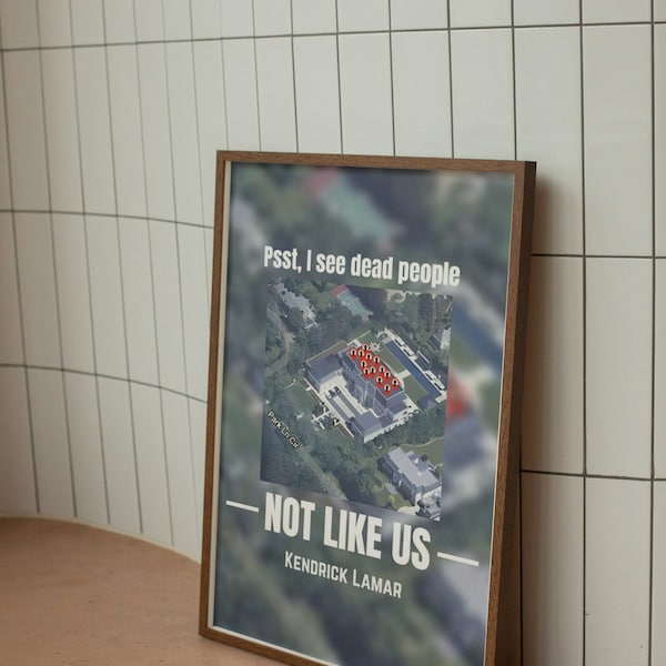 Kendrick Lamar Poster Not Like Us Poster Rap Diss Track Art Decor Hi ...