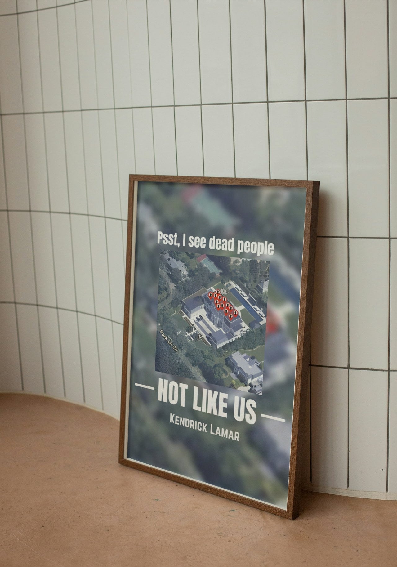 Kendrick Lamar Not Like Us Poster Art Summer 2024 Wall Art Rap Poster ...