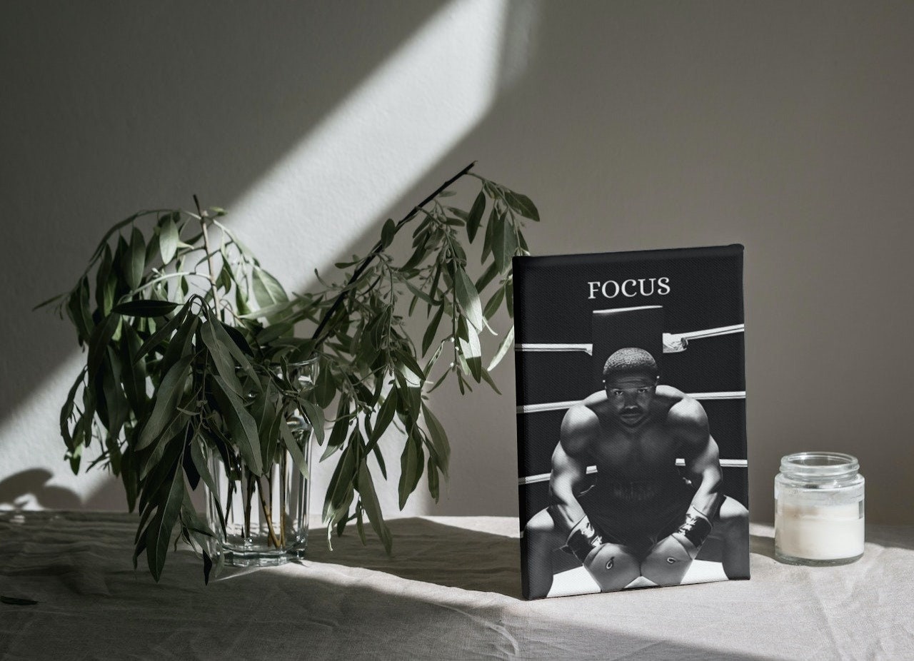 Adonis Creed Minimalist Movie Poster Downloadable Wall Art Aesthetic ...