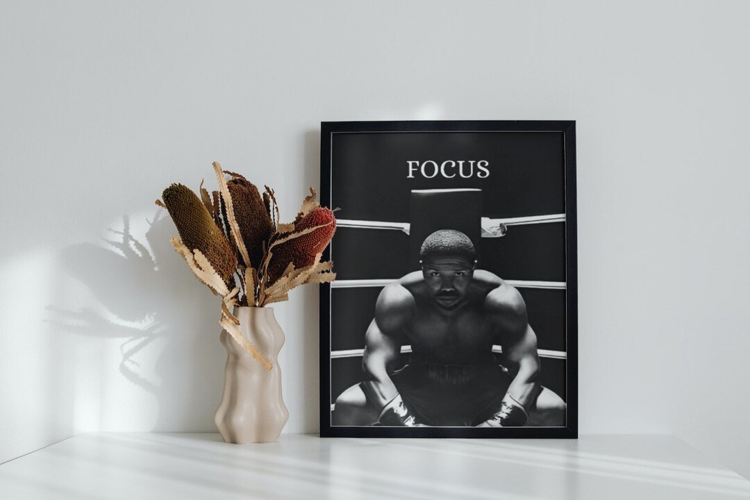 Adonis Creed Minimalist Movie Poster Downloadable Wall Art Aesthetic ...