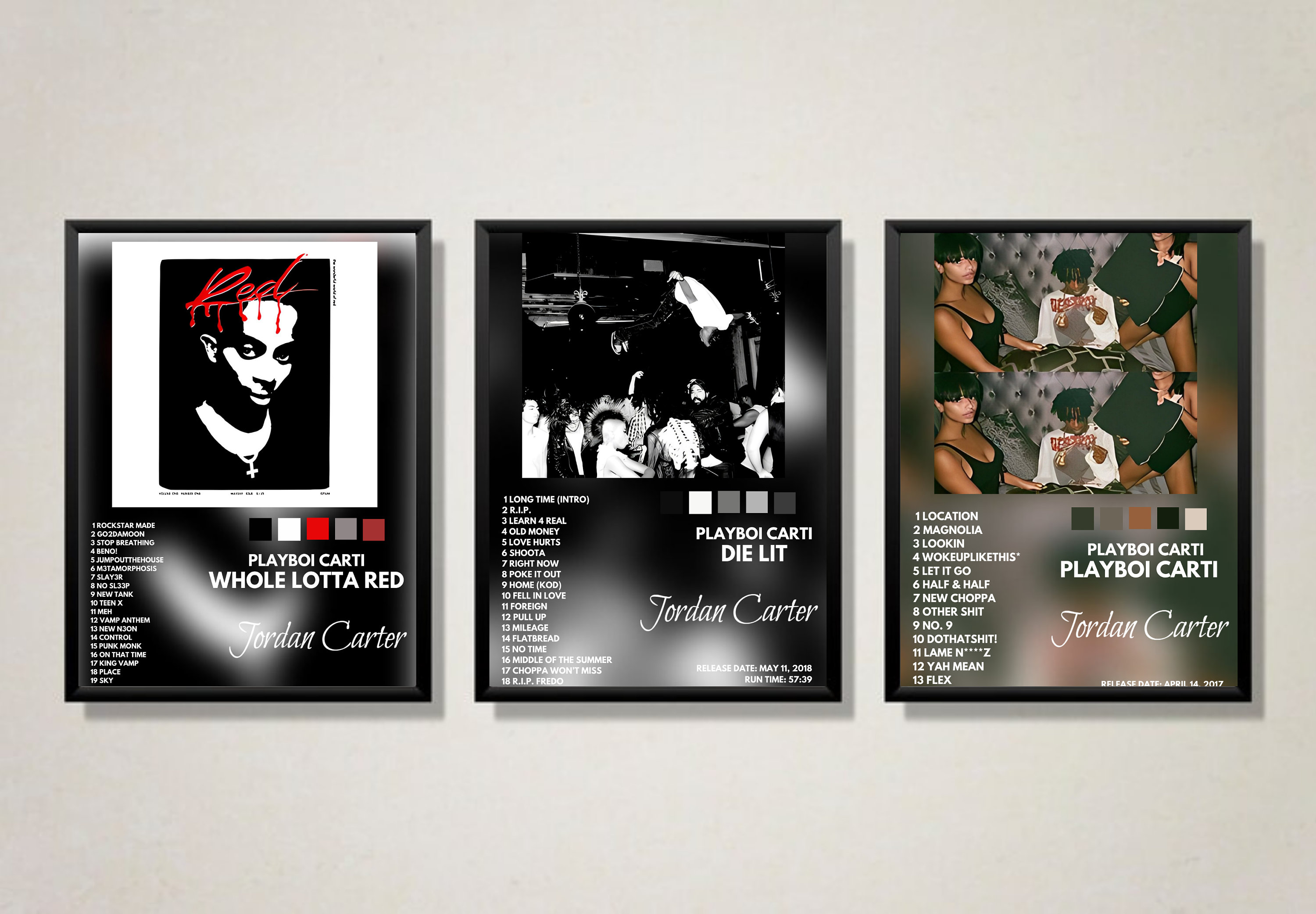Playboi Carti Album Wall Art Rap Album Poster Aesthetic Wall Art ...