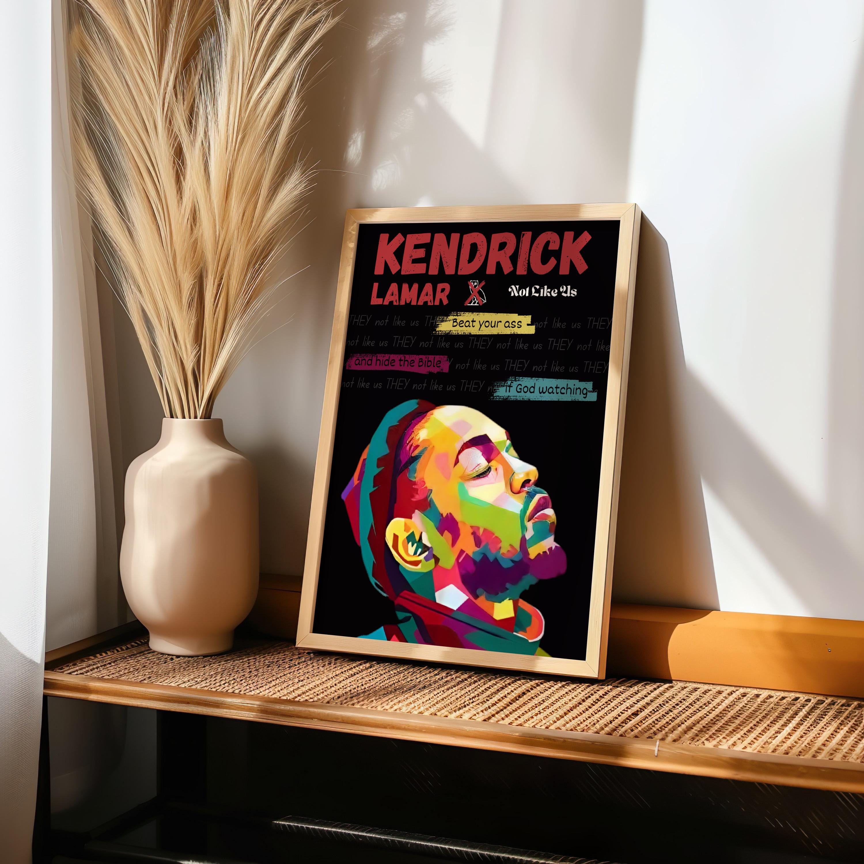 Kendrick Lamar Poster Not Like Us Poster Rap Diss Track Art Decor Hi ...