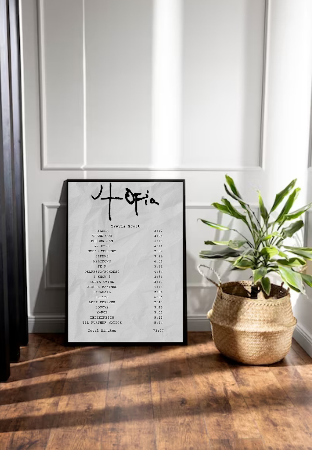 Travis Scott Poster Wall Art Printable Hypebeast Wall Decor Unique ...