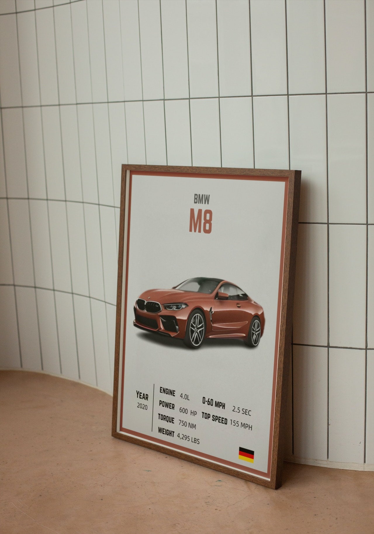 BMW M8 Poster Car Poster Hypebeast Poster Aesthetic Wall Art Gift for ...