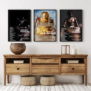 Travis Scott Album Wall Art Rap Album Poster Aesthetic Wall Art Digital ...