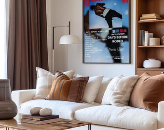 Travis Scott Days Before Rodeo Album Poster - Etsy