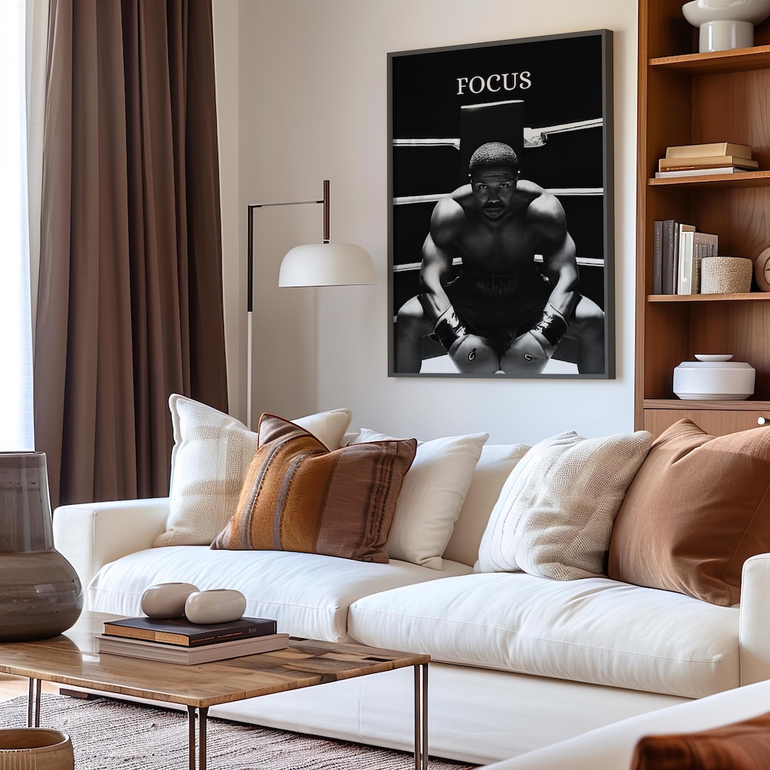 Adonis Creed Minimalist Movie Poster Downloadable Wall Art Aesthetic ...