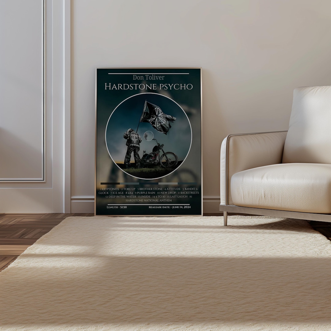 Don Toliver Vinyl Rap Album Poster Hardstone Psycho Wall Art for Rap ...