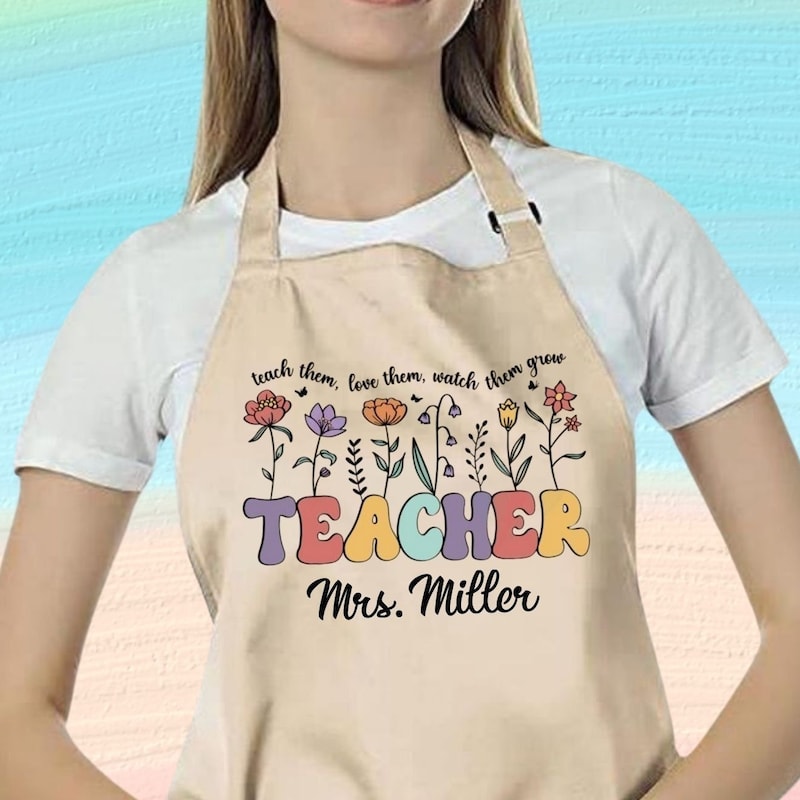 Teacher Apron - Etsy