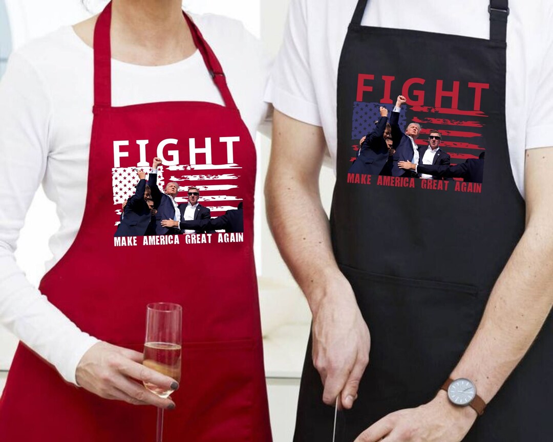 Make America Great Again Trump Apron, Fight President Donald Trump ...