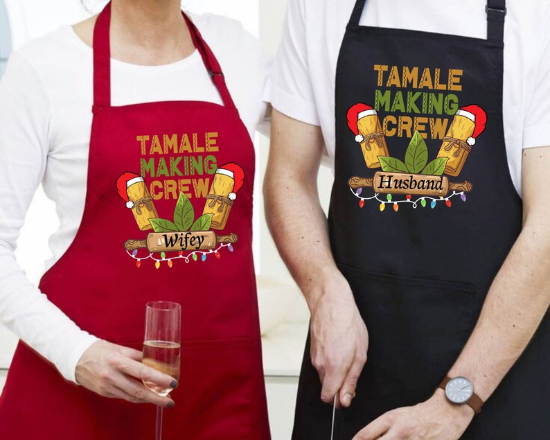 Personalized Tamale Making Crew Apron, Mexican Christmas Gift - Etsy