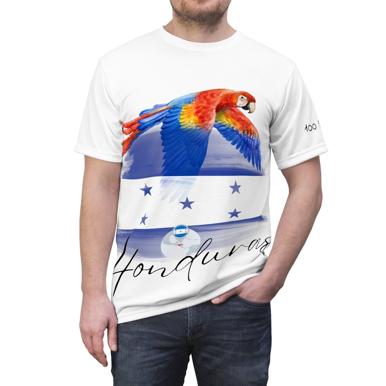 Honduras Catracho De Corazon Mi Tierra Camisa De La H Ave Nacional ...