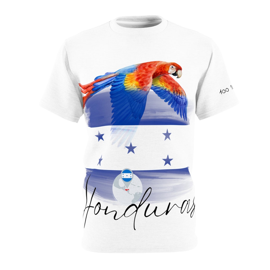 Honduras Catracho De Corazon Mi Tierra Camisa De La H Ave Nacional ...