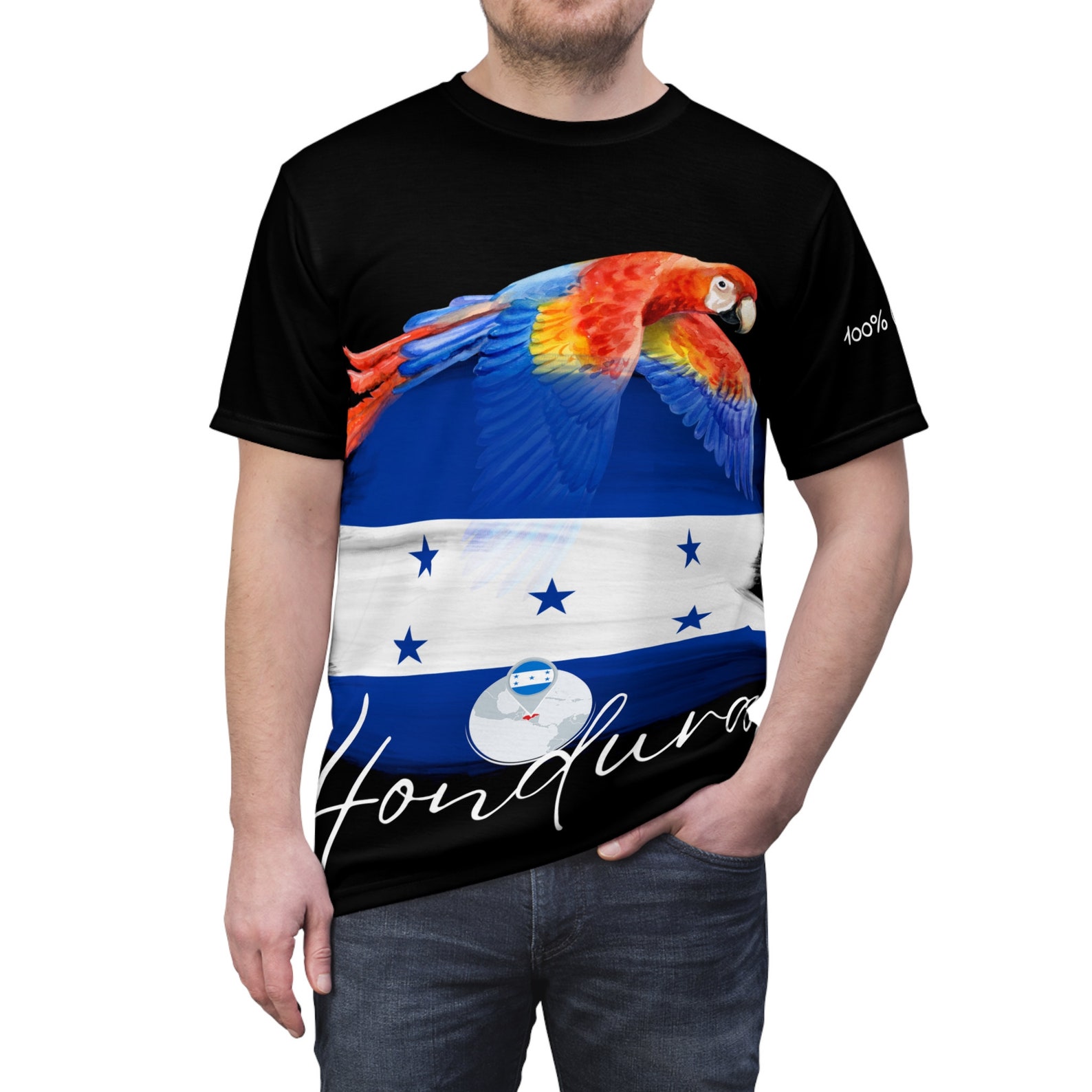 Honduras Catracho De Corazon Mi Tierra Camisa De La H Ave Nacional ...