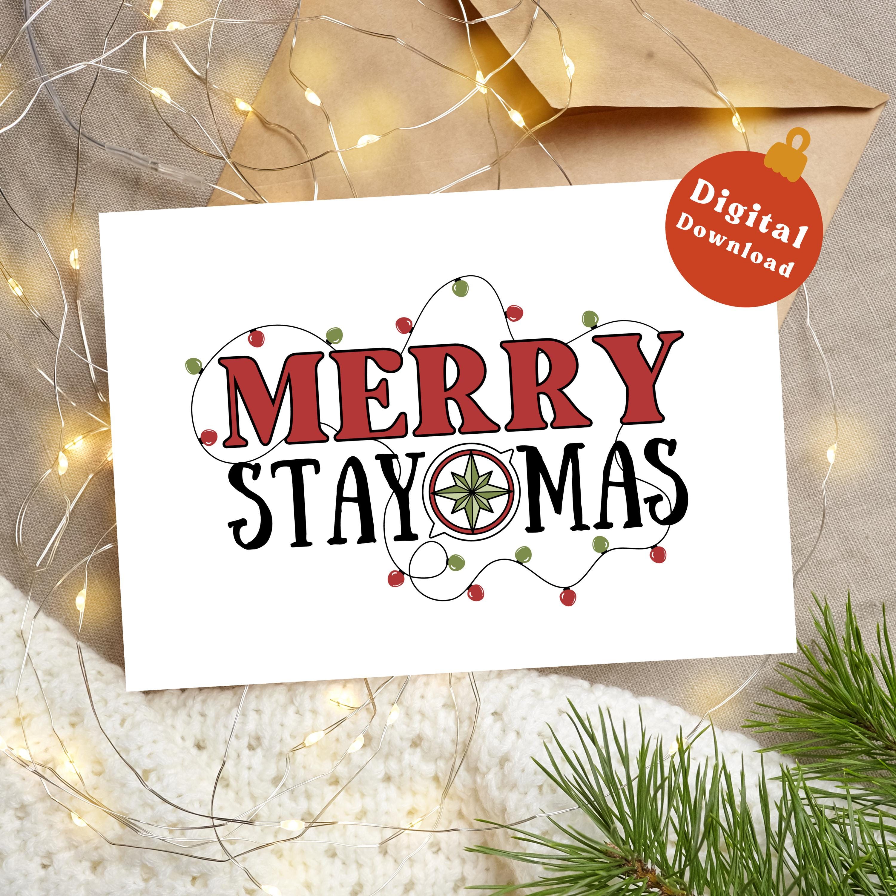 Stray Kids Christmas Card Printable Digital Download - SKZ Holiday Card ...