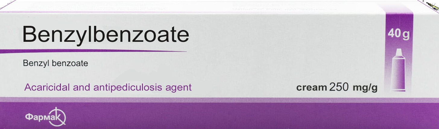 BENZYL BENZOATE Cream farmak Tube 40 G 250 Mg/g Antiparasitic Products ...