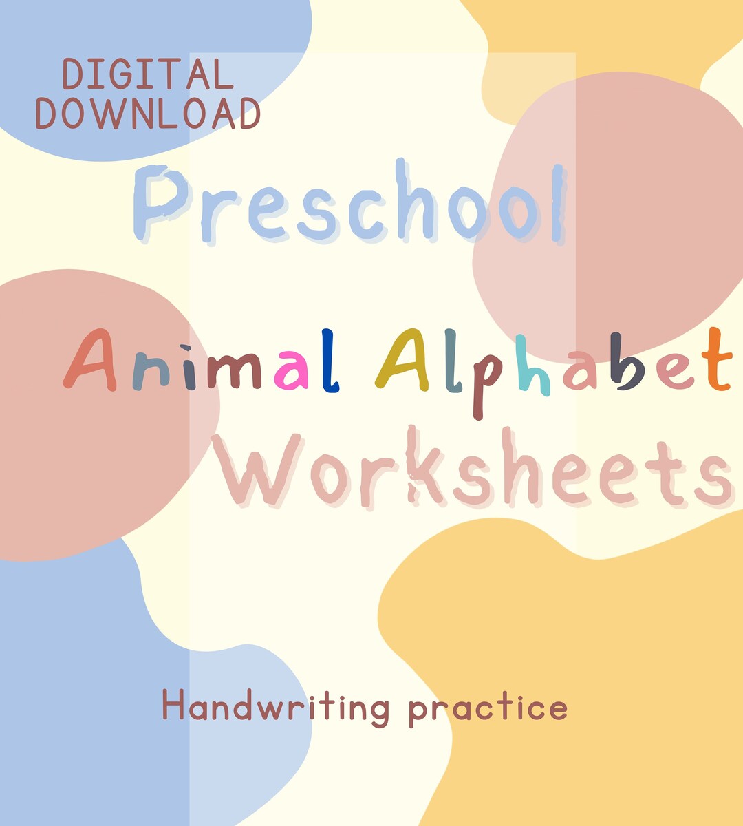 Handwriting Penmanship Practice Sheet DIGITAL DOWNLOAD 36 - Etsy