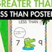 Greater Than Less Than Alligator Posters Greater Than Less Than Equal ...
