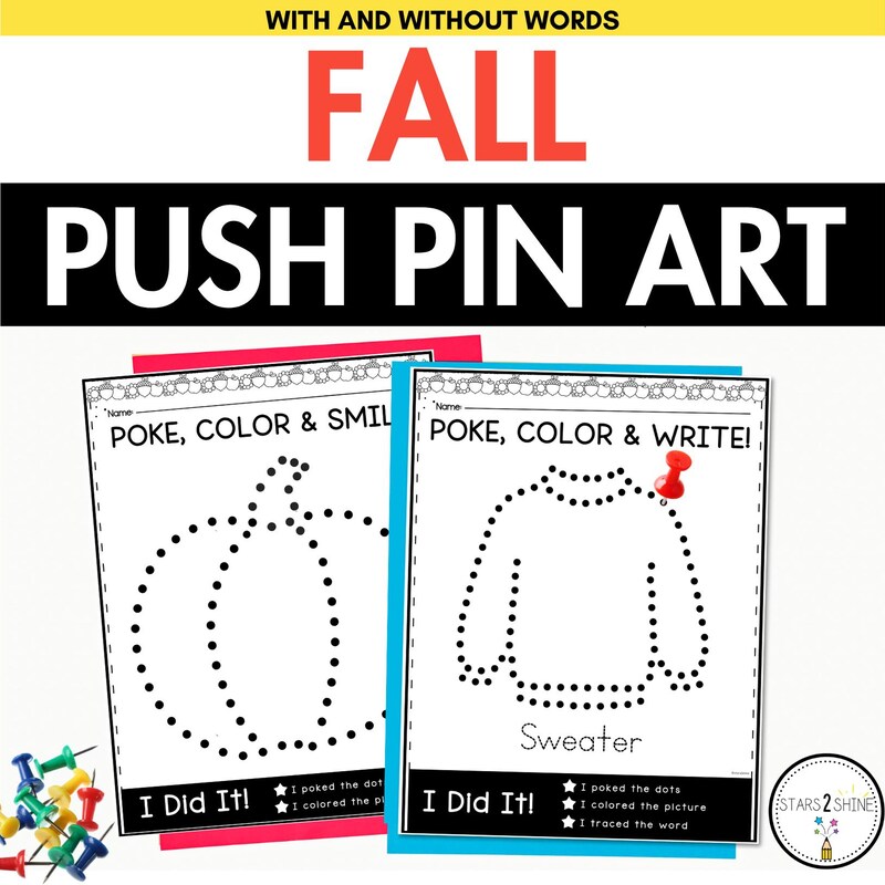 Pencil Push Pins - Etsy