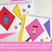 Kite Craft | 2D Shape Craft | Printable Spring Craftivity for Pre K ...