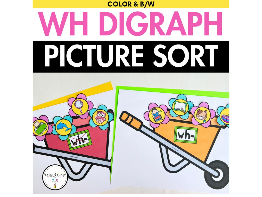 Beginning WH Digraph Sort | Beginning WH Digraph Sorting Activity ...