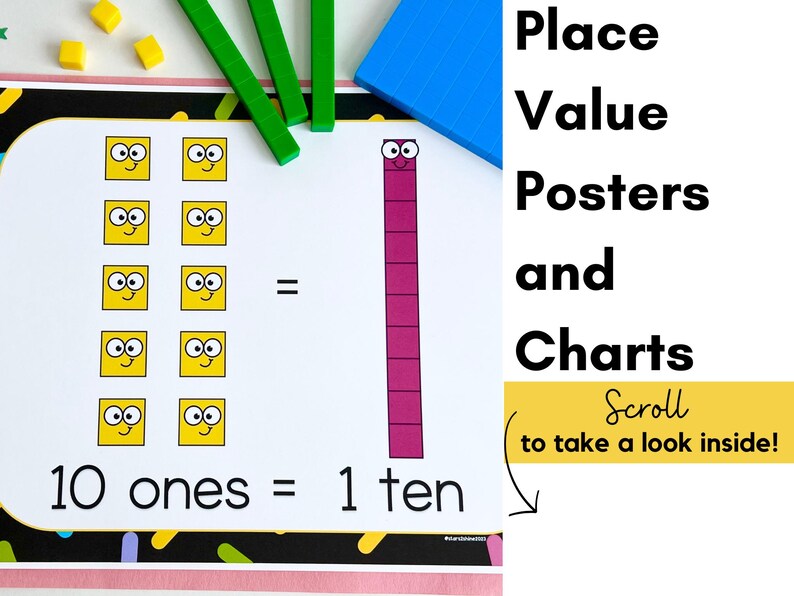 Place Value Posters and Charts Printable | Standard Form, Word Form ...