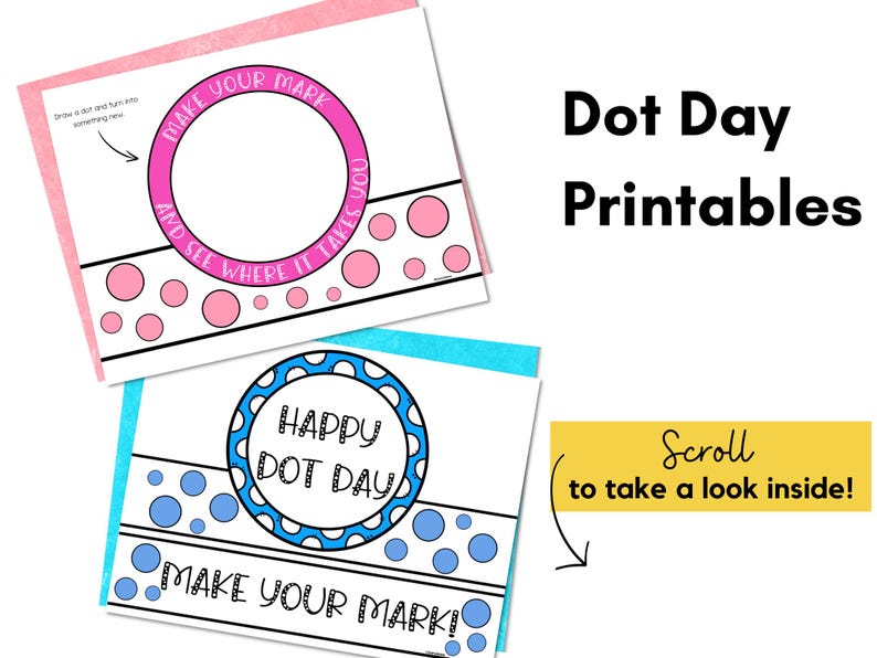 International Dot Day Printables | Dot Day Coloring Page | Dot Day ...
