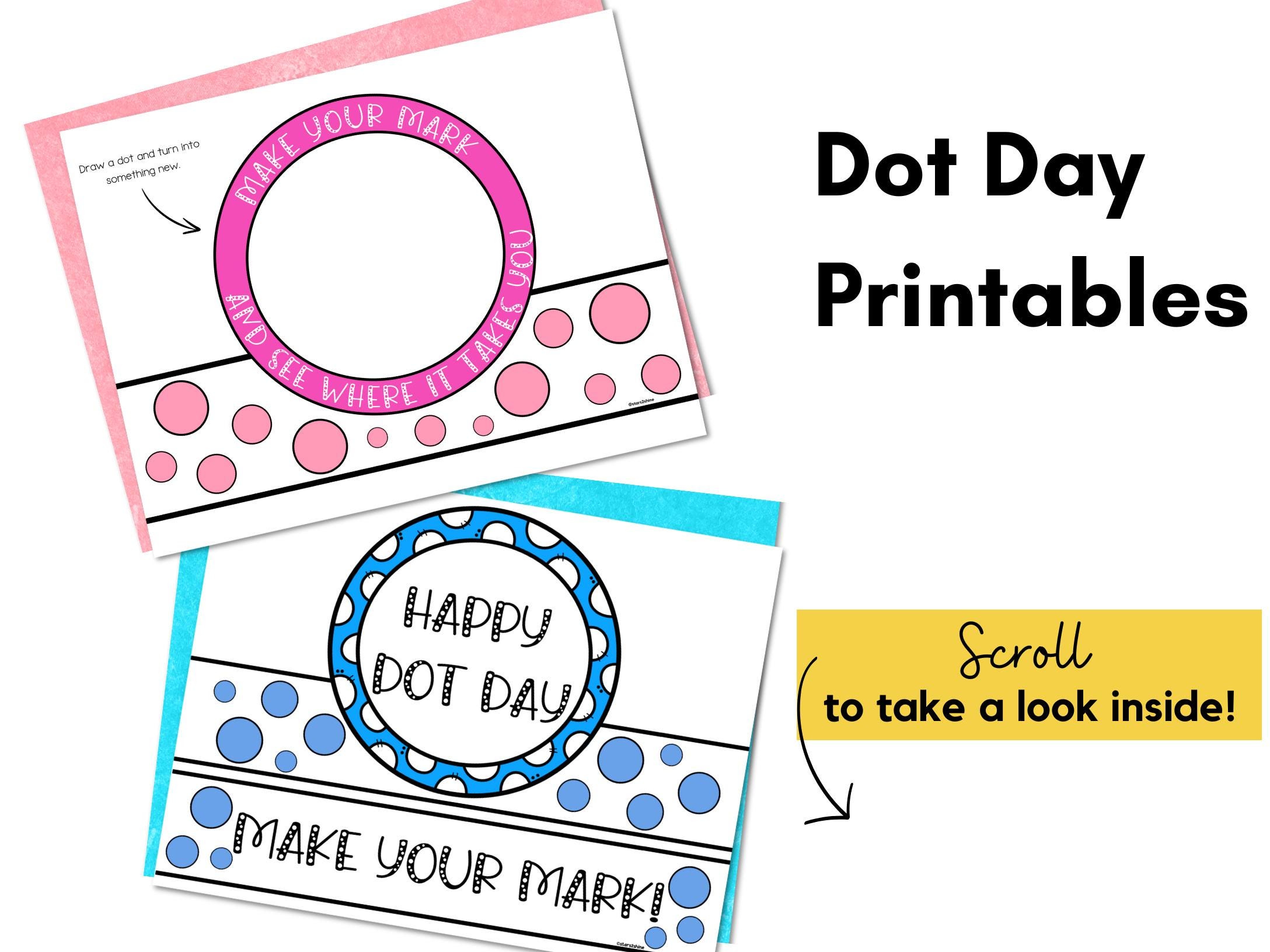 International Dot Day Printables | Dot Day Coloring Page | Dot Day ...