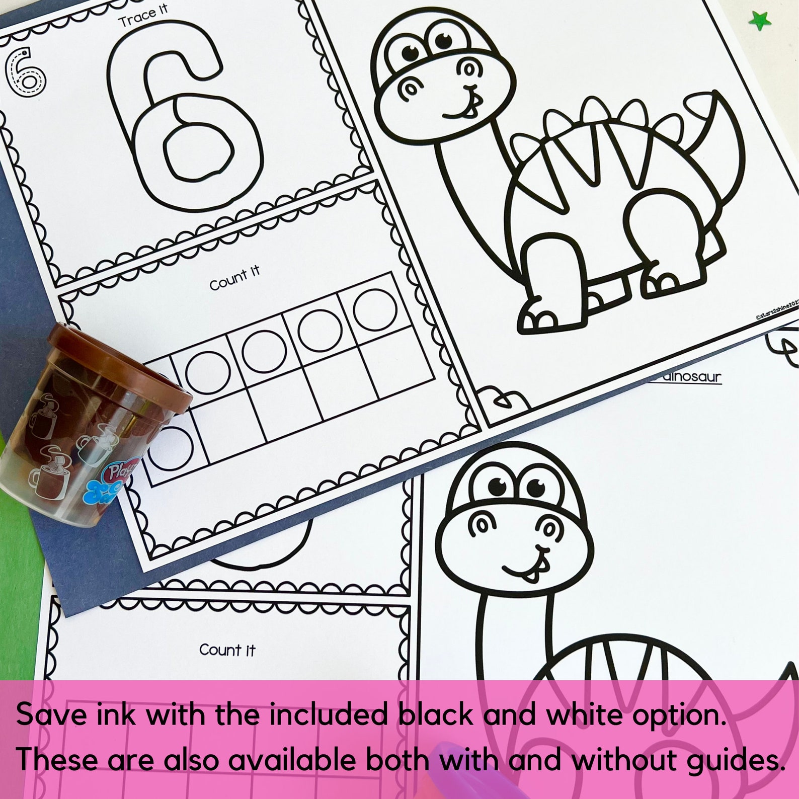 Printable Playdough Number Mats 1 - 20 With Ten Frames | Number ...