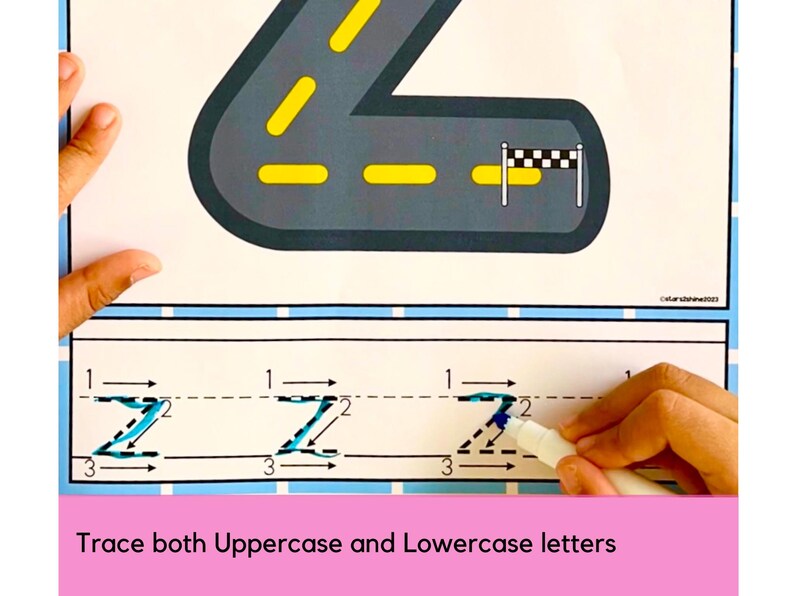 Race Car Letter Formation Mats | Road Alphabet Fine Motor Activity ...
