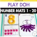 Printable Playdough Number Mats 1 - 20 With Ten Frames | Number ...