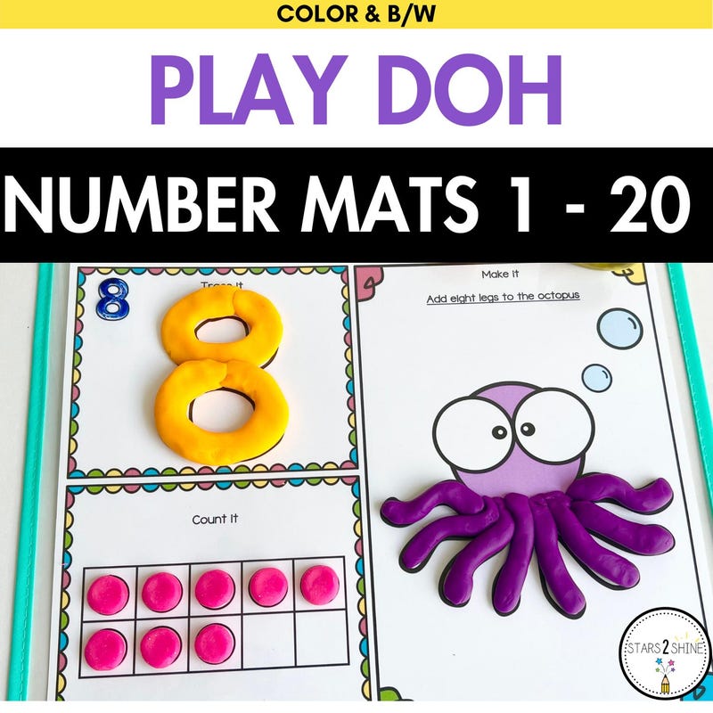 Playdough Mats - Etsy