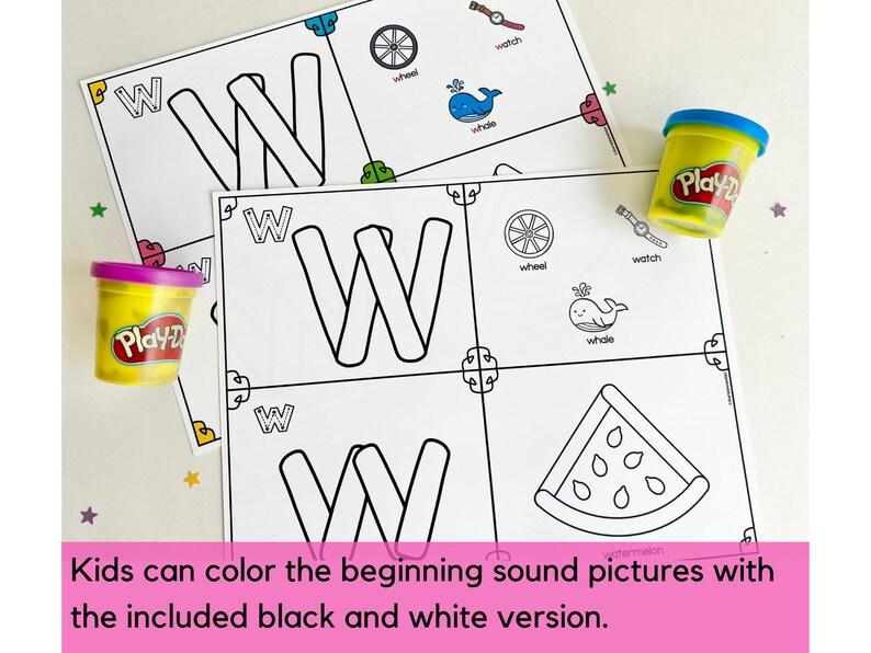 Play Doh Alphabet Mats | Printable Playdough Mats | Alphabet Playdough ...