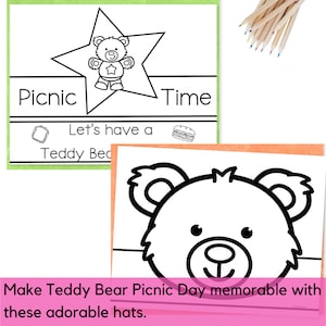 Teddy Bear Picnic Craft | Teddy Bear Hats for Teddy Bear Picnic Day ...