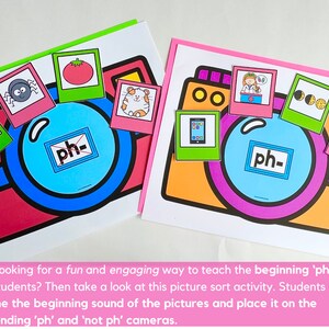 Beginning PH Digraph Sort | Beginning PH Digraph Sorting Activity | PH ...