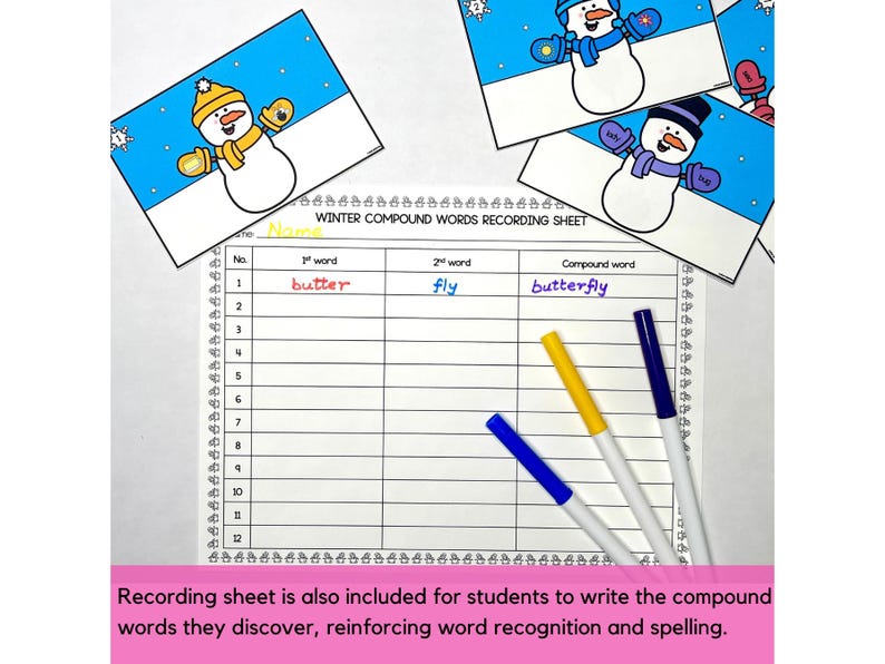 Compound Words With Pictures & Words | Compound Word Flashlight ...