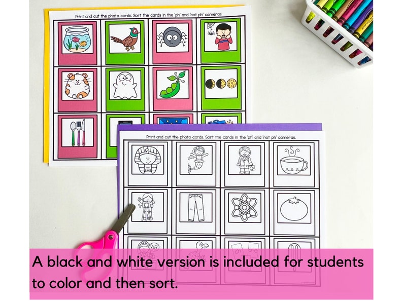 Beginning PH Digraph Sort | Beginning PH Digraph Sorting Activity | PH ...