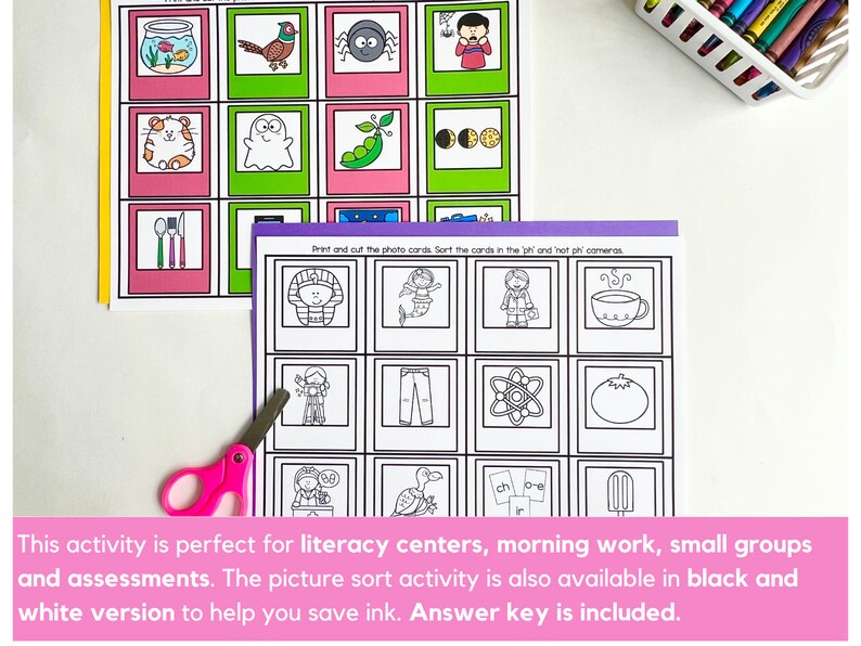 Beginning PH Digraph Sort | Beginning PH Digraph Sorting Activity | PH ...