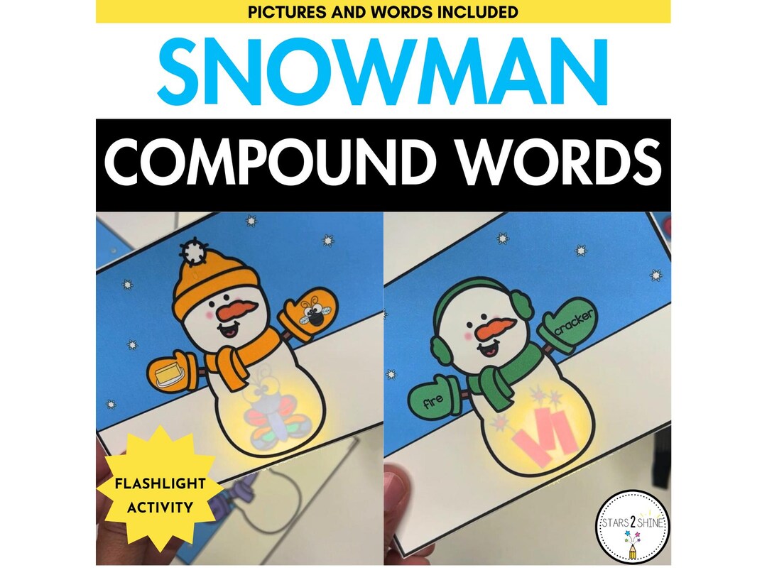 Compound Words With Pictures & Words | Compound Word Flashlight ...