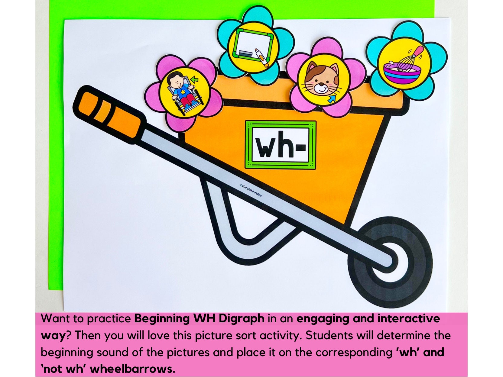 Beginning WH Digraph Sort | Beginning WH Digraph Sorting Activity ...