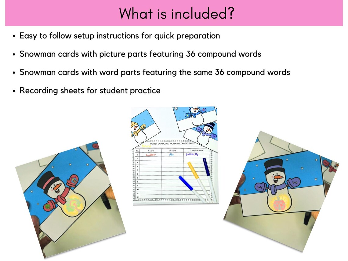 Compound Words With Pictures & Words | Compound Word Flashlight ...