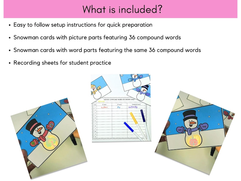 Compound Words With Pictures & Words | Compound Word Flashlight ...